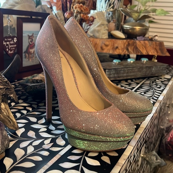 Brian Atwood | Shoes | Brain Atwood Glitter Sparkle Fontanne Platform ...